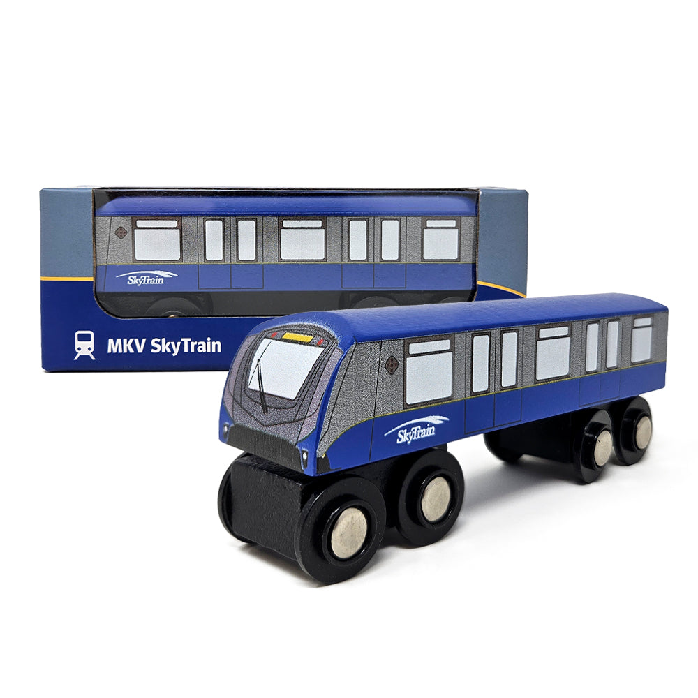 SkyTrain MKV Wooden Toy – TransLinkStore.ca