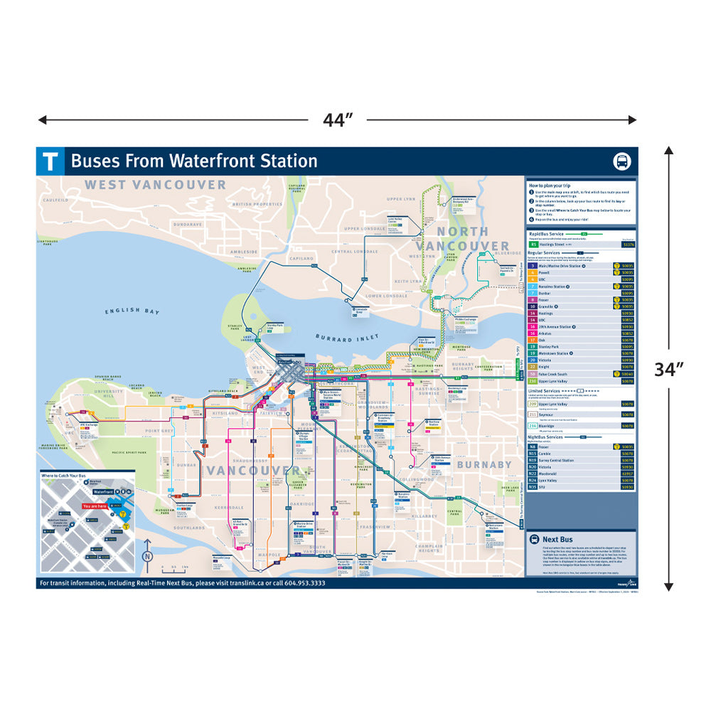 Buses from Transit Map – TransLinkStore.ca